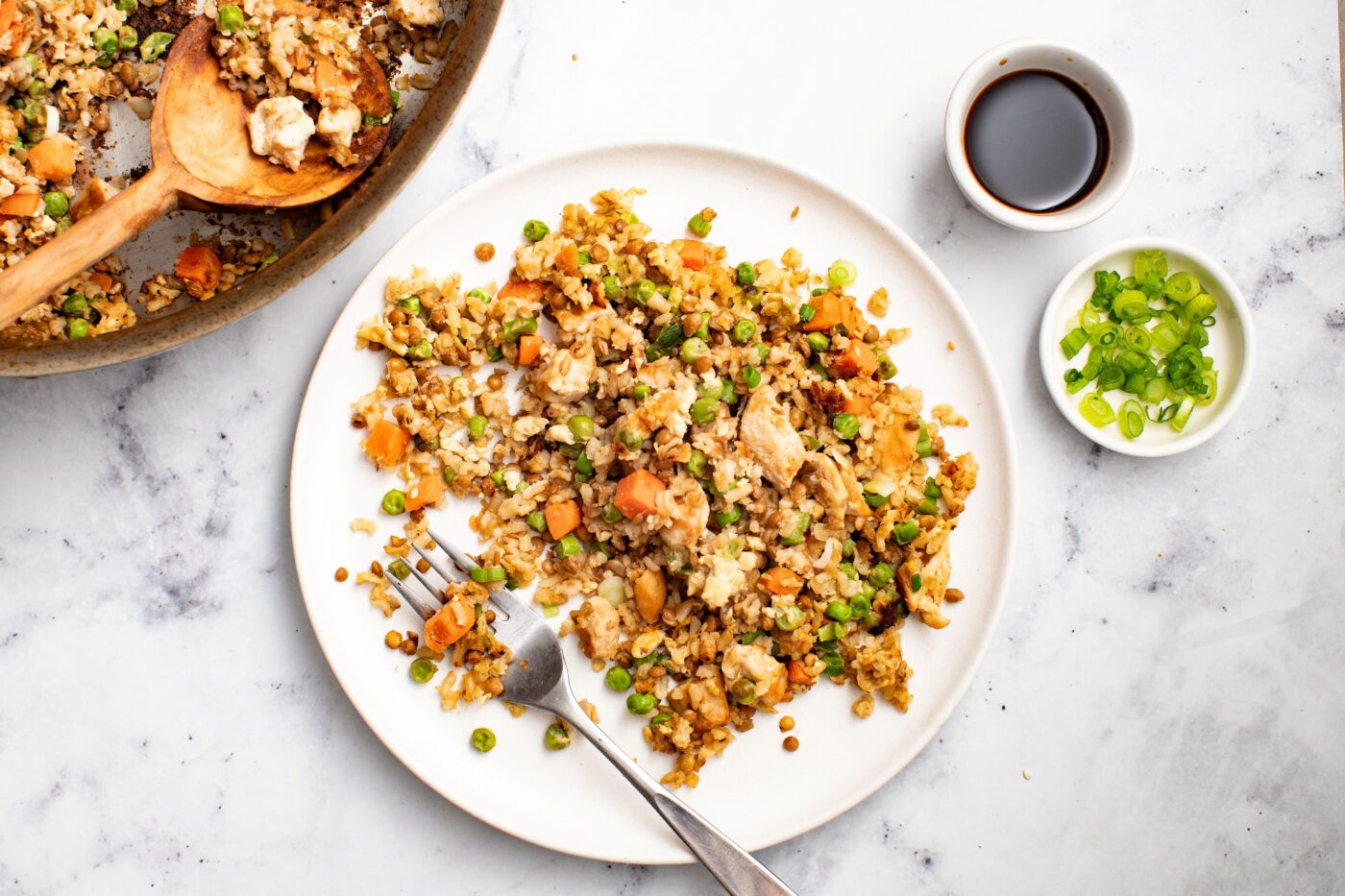 Chicken & Lentil Fried Rice - Alberta Pulse Growers