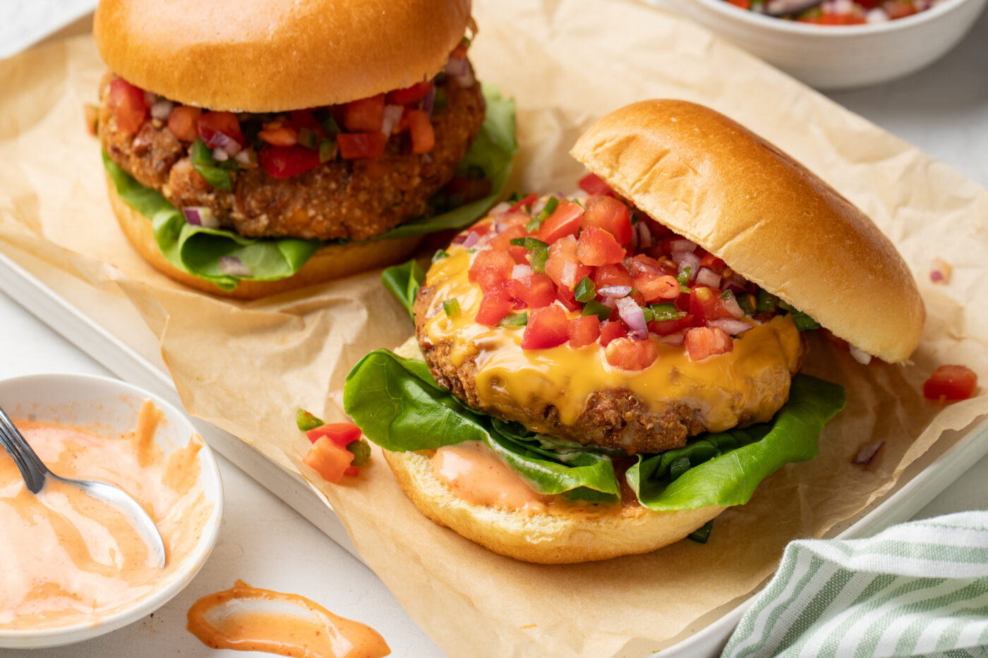 Southwest-Style Pinto Bean Burgers - Alberta Pulse Growers